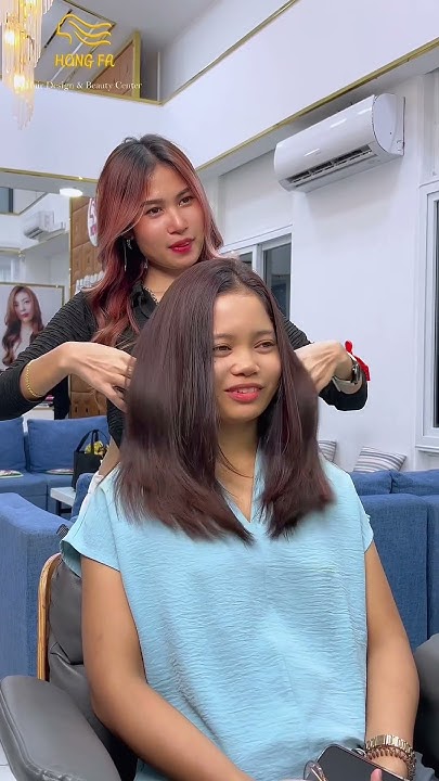 အညိုရောင်လေးဆိုတဲ့သူမတွက် #hairstyle #haircolor #beauty #hairdesigner #hongfa #MonLay - YouTube