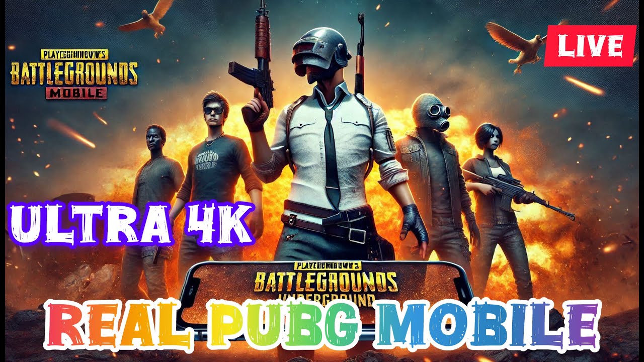 Live Real PUBG Mobile ultra 4K #bgmi #gaming #f1chachagaming #pubglive ...