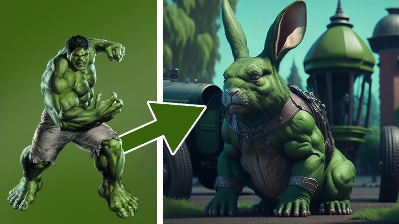 SUPERHEROES DC Avengers BUT Rabbits All Characters - YouTube