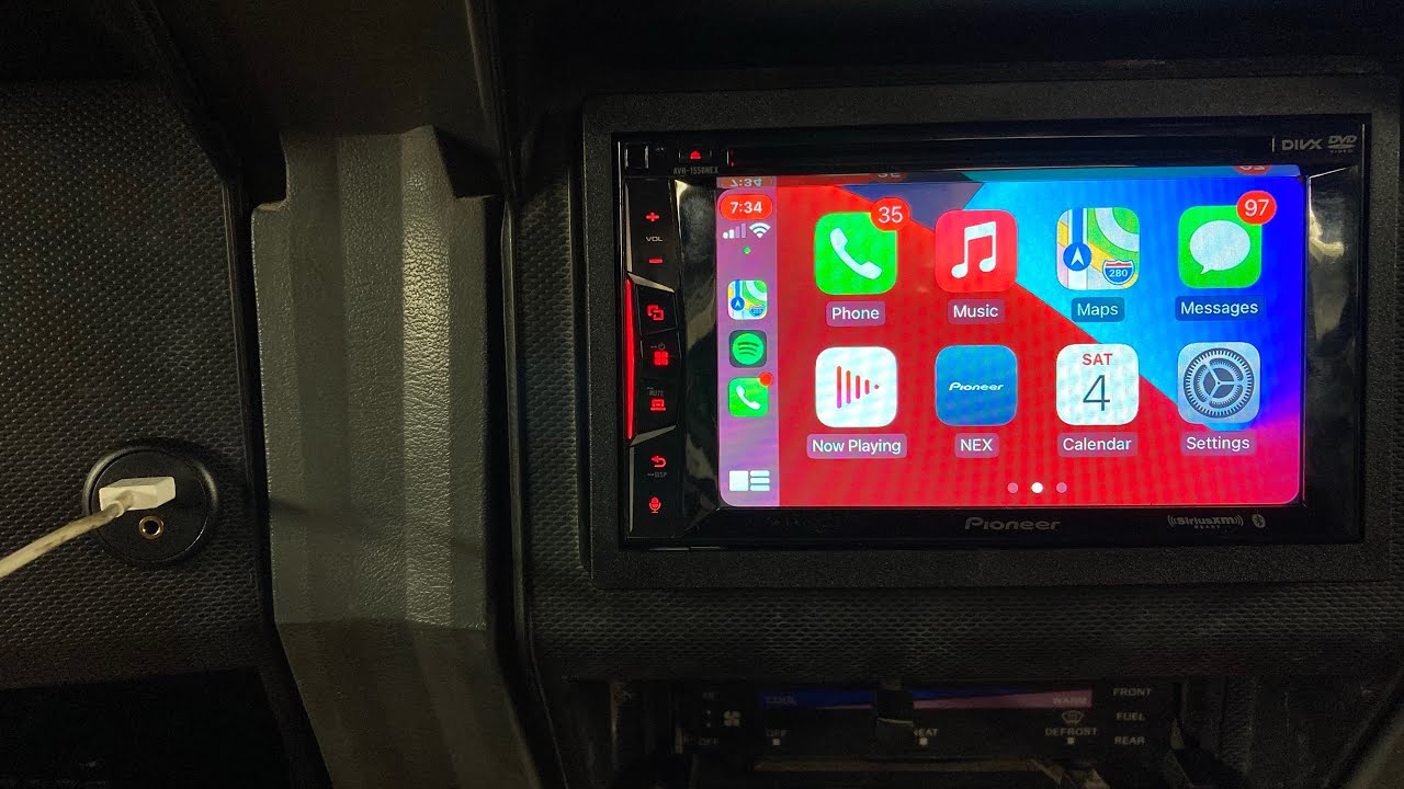 How To Install A Double Din Head Unit Into A 1980-1986 Ford truck - YouTube