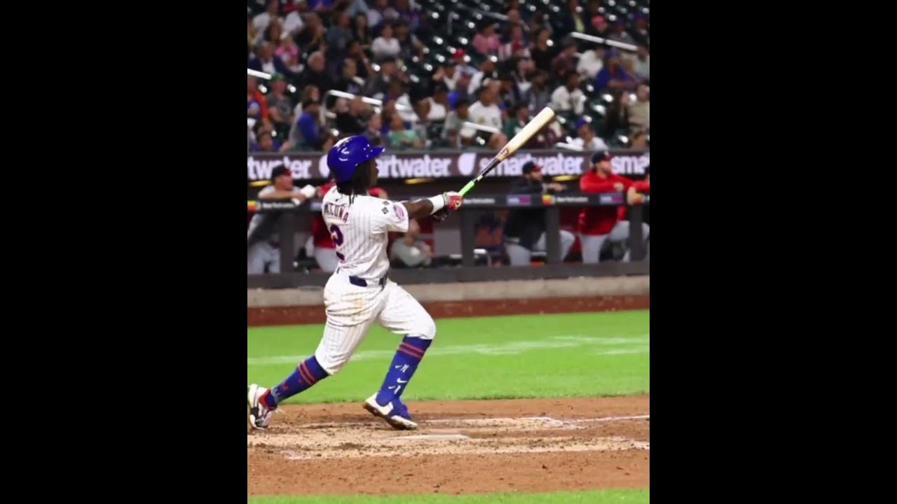 Luisangel ACUÑA Hr.#1 Season 2024 Mets Ave.455 AB 11 1st MLB Homerun #sbvzla #mlb #mlbvenezuela ...
