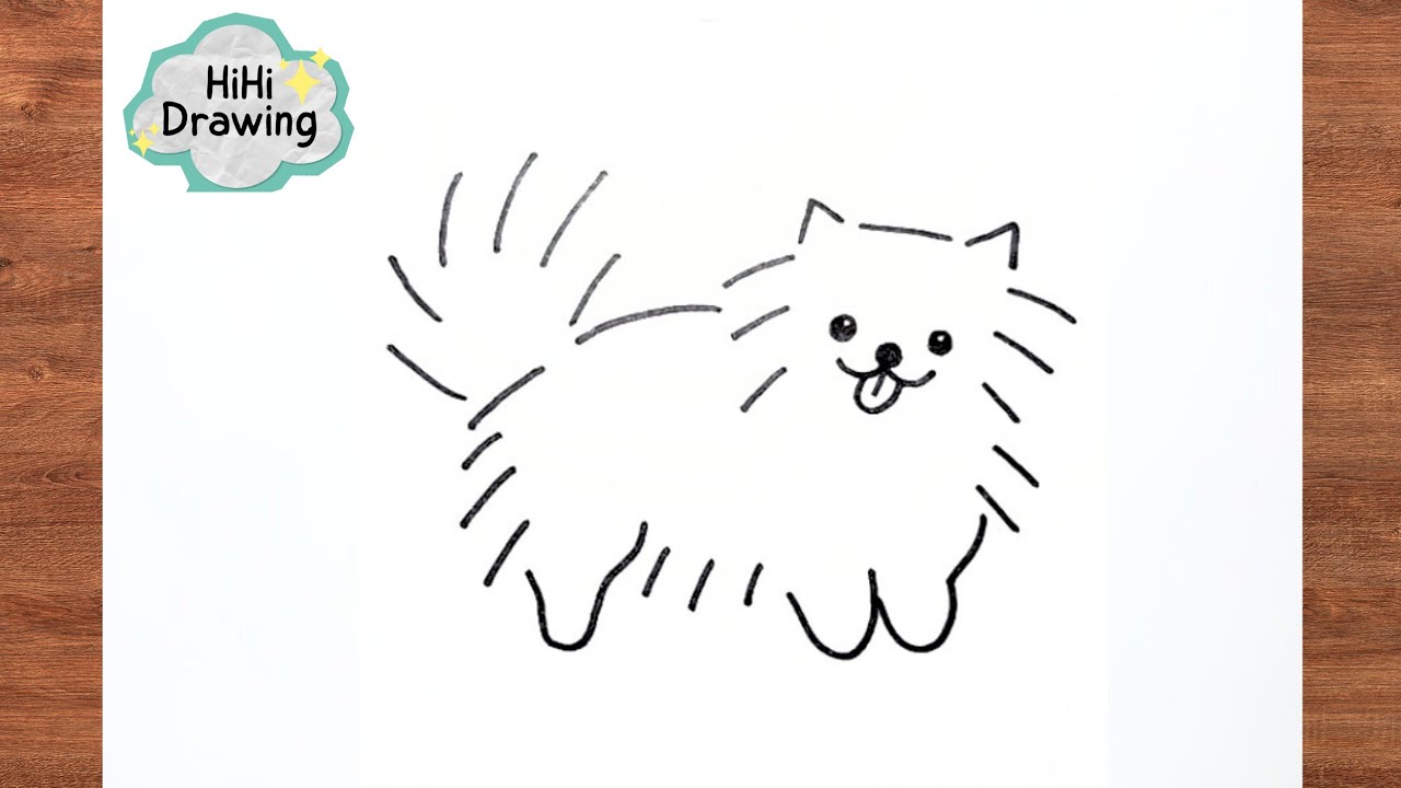How to Draw a Samoyed 🐶 | Easy Drawing Step by Step - YouTube