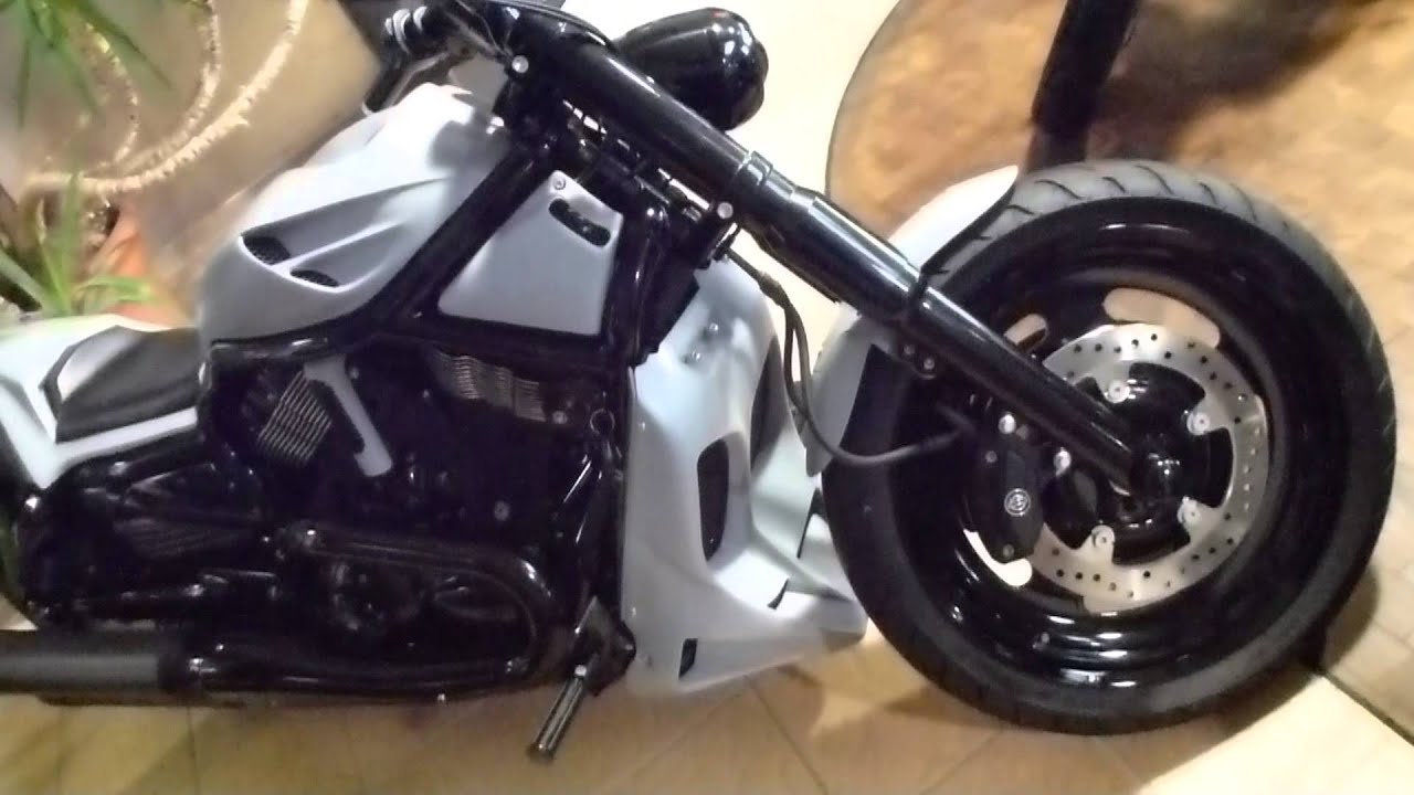 Harley-Davidson V-Rod Modification - YouTube