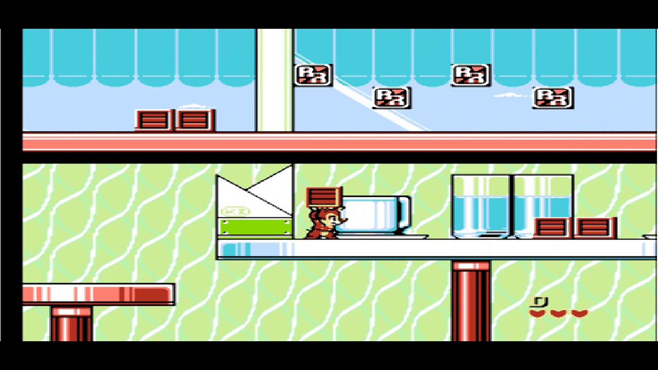 Chip 'n Dale: Rescue rangers 2 (Nes) walkthrough - YouTube