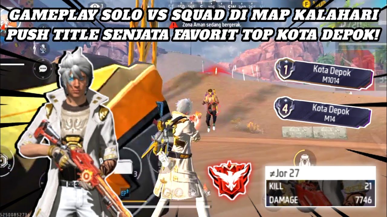 BOOYAH 21 KILL! JOR MODE PUSH TITLE SENJATA TOP KOTA DEPOK AUTO MODE ...