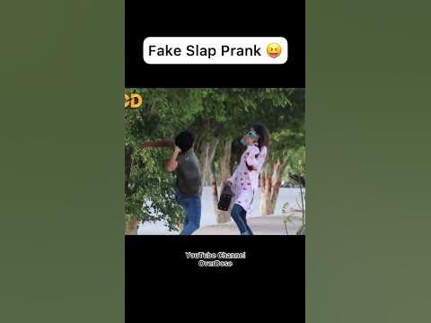 Fake Slap Prank 😂 #funny #shorts #pranks - YouTube