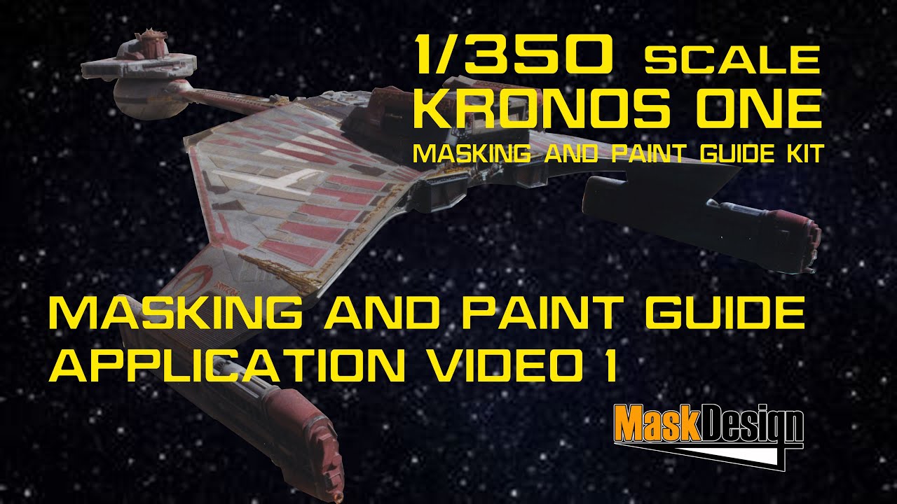 MaskDesign masking and paint guide for 1/350 scale Kronos One ...