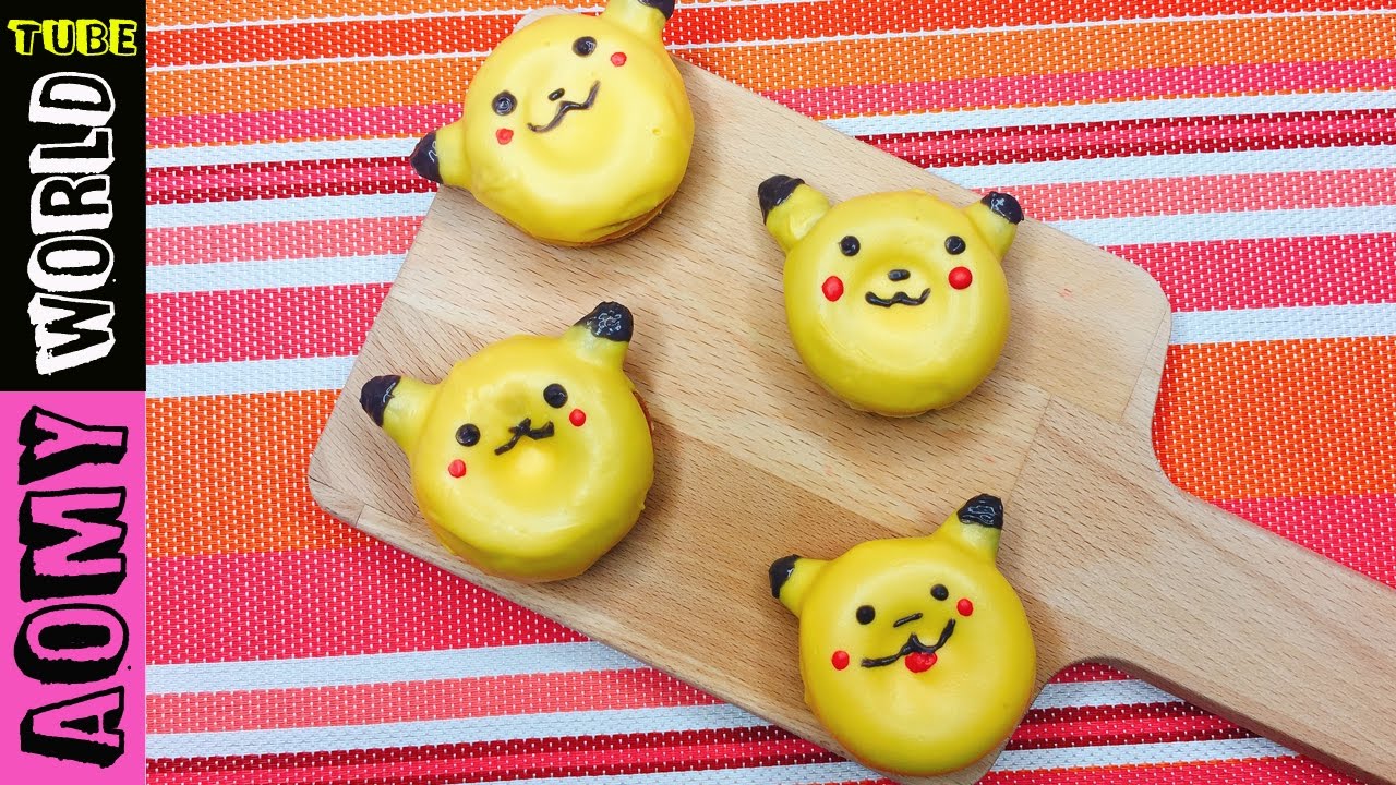 Pokemon donut recipe - YouTube