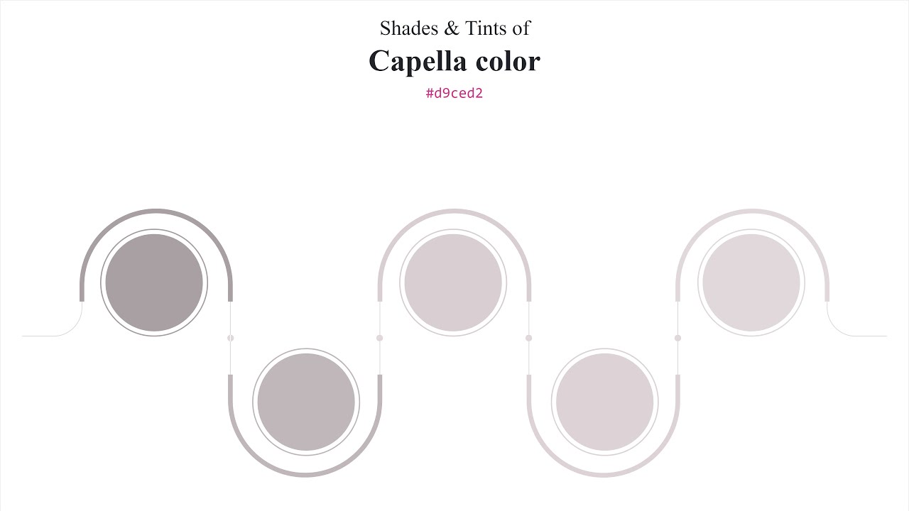 Shades & Tints of Capella color #d9ced2 A Warm Grey color #c0b7ba # ...