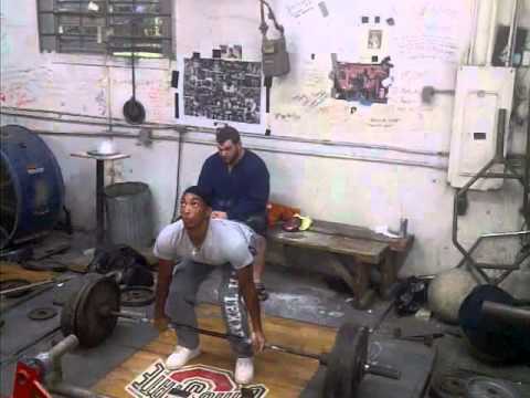 Justin Joubert Deadlift 430 x 2 - YouTube