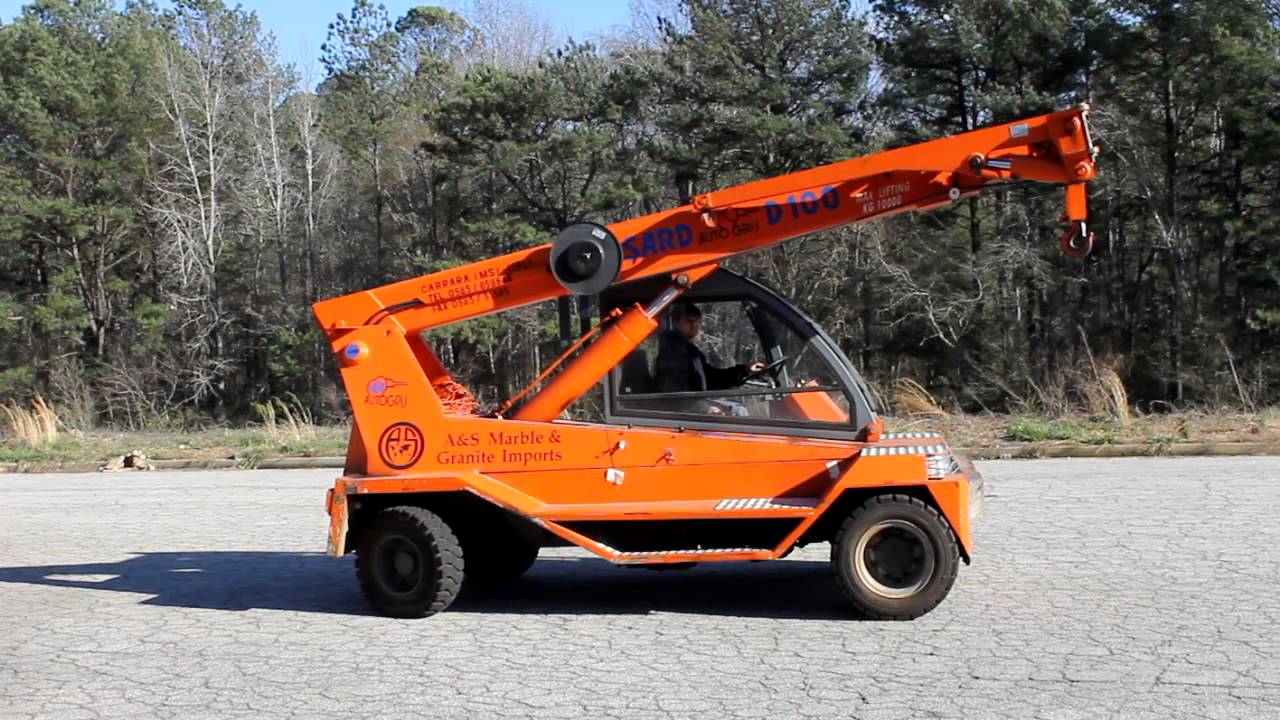 SARD AUTO GRU D100PI CRANE - YouTube