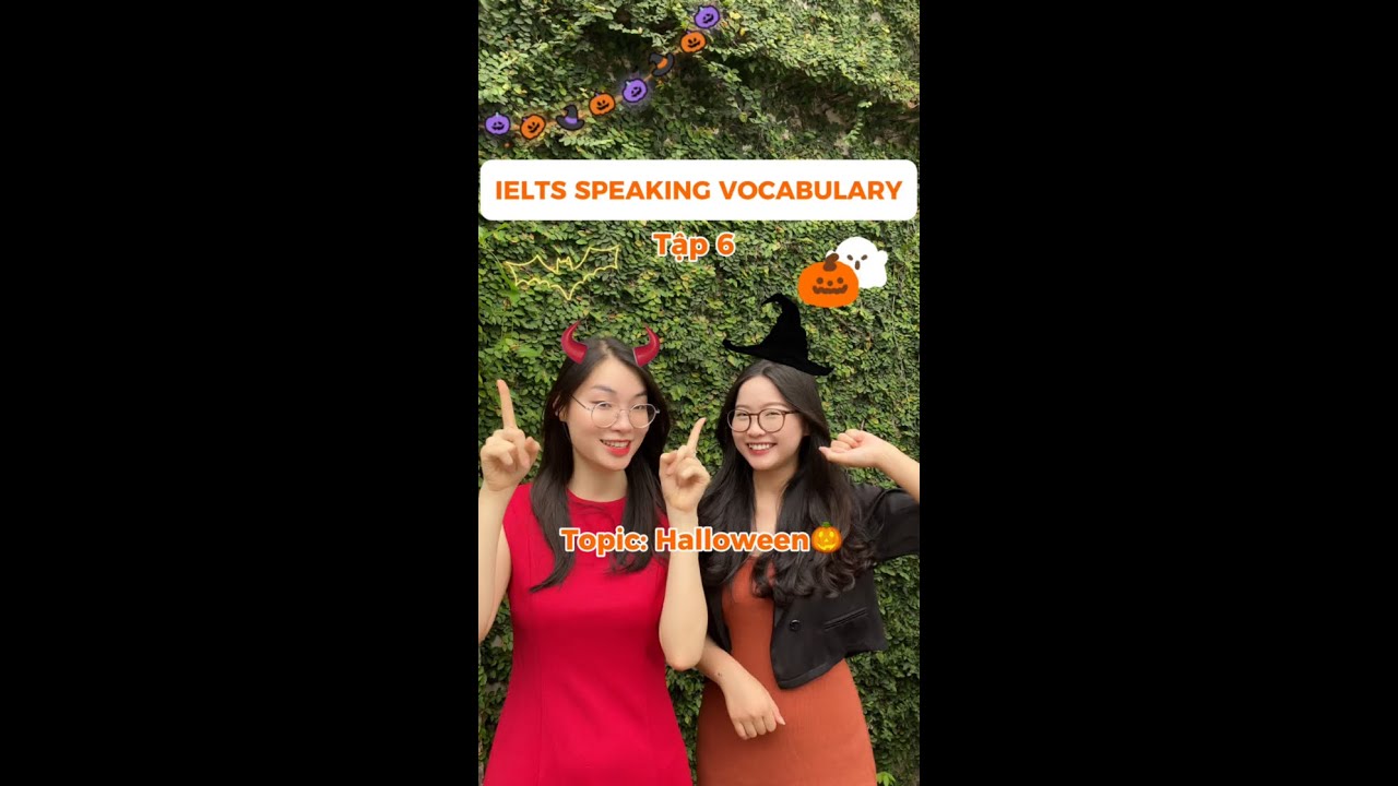 Dân chơi IELTS quẩy từ vựng IELTS Speaking chủ đề Halloween - YouTube