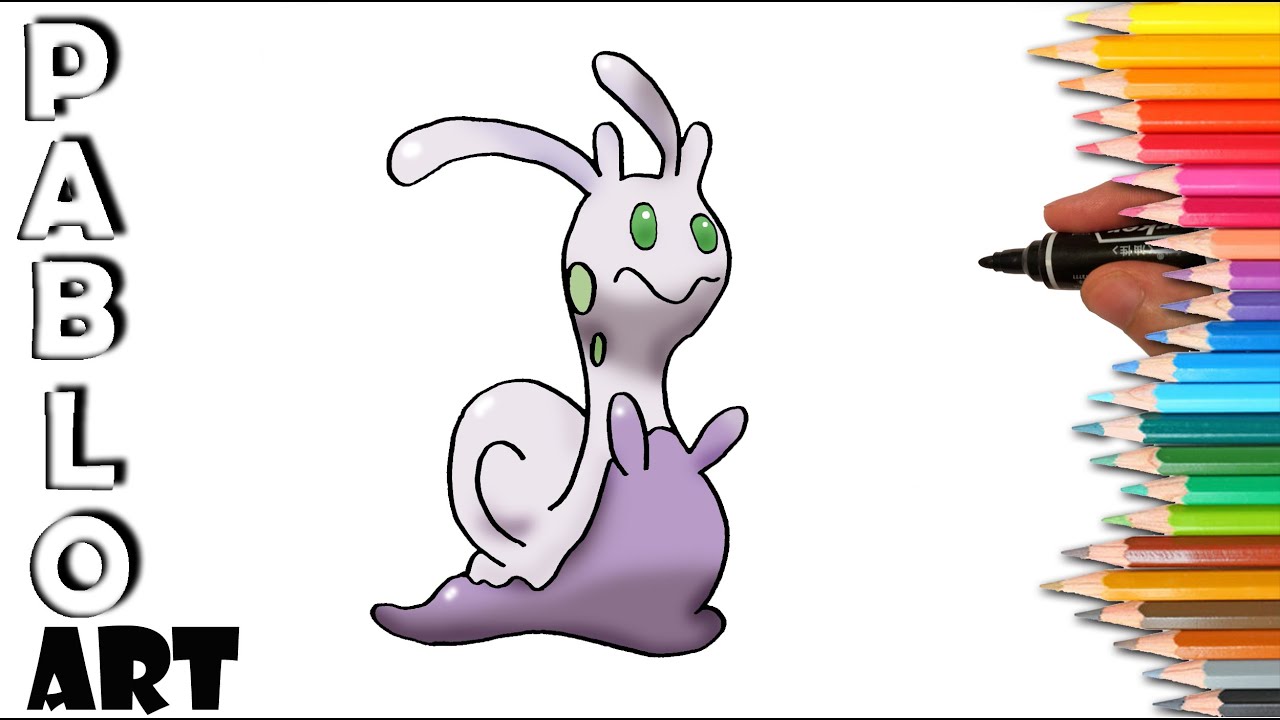 How to Draw Sliggoo from Pokemon | Learn to Draw step by step - YouTube