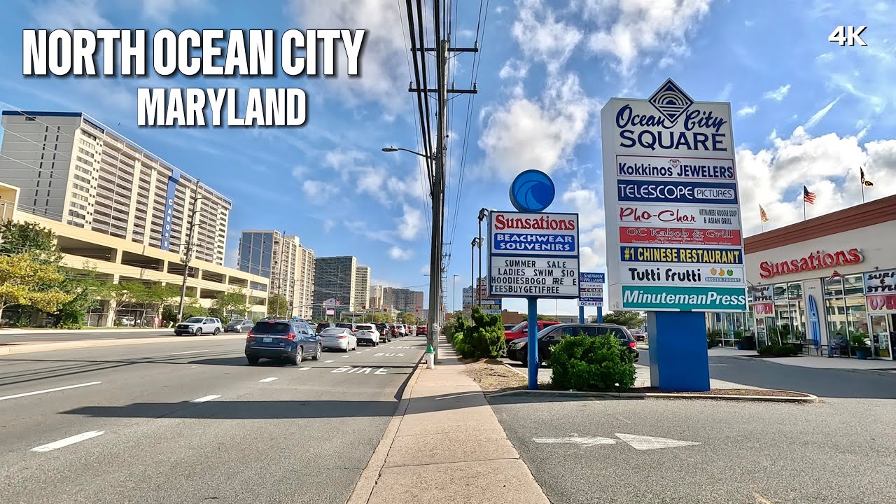 4K WALK | Ocean City Maryland walking tour | 146th to 100th St | 2025 ...