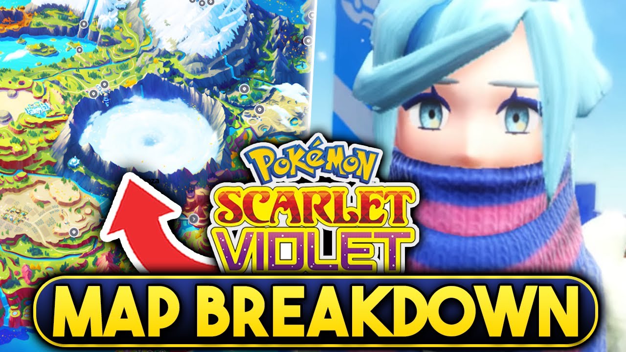 NEW POKEMON SCARLET & VIOLET PRE ORDER BONUSES! FULL MAP BREAKDOWN! New ...
