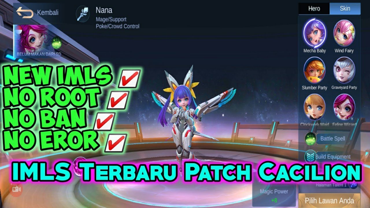[ UPDATE ] IMLS Unlock All Skin Patch Cecilion | Mobile Legends - YouTube