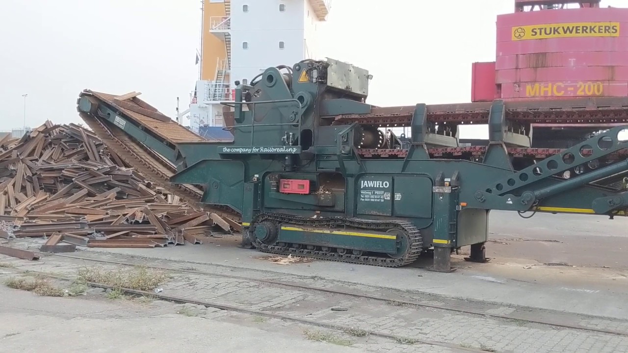 Jawiflo BV The Railbreaking Company Breker 6 in actie - YouTube