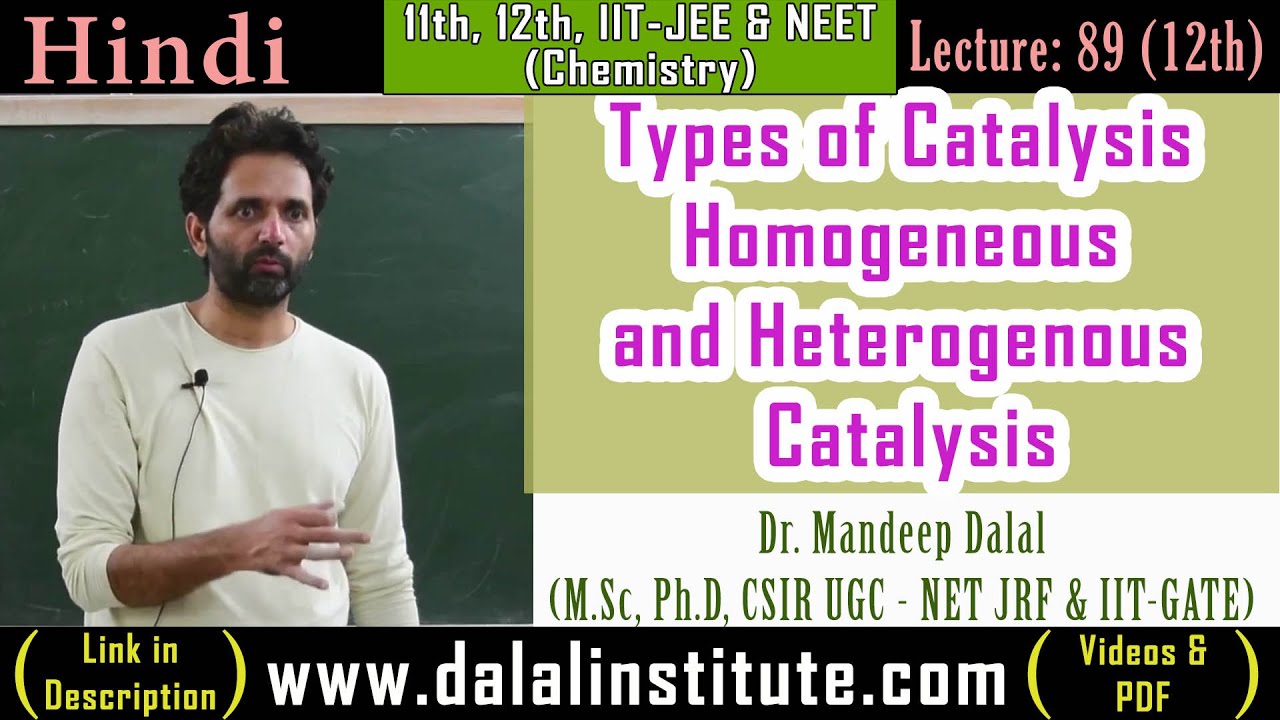 Types of Catalysis Homogeneous and Heterogenous Catalysis | Class 12th ...