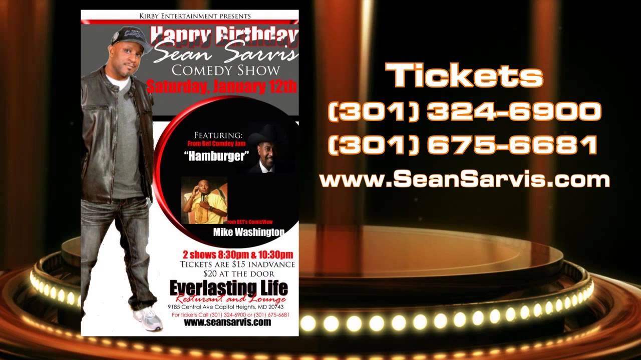 THE HAPPY BIRTHDAY SEAN SARVIS COMEDY SHOW!!!!! - YouTube