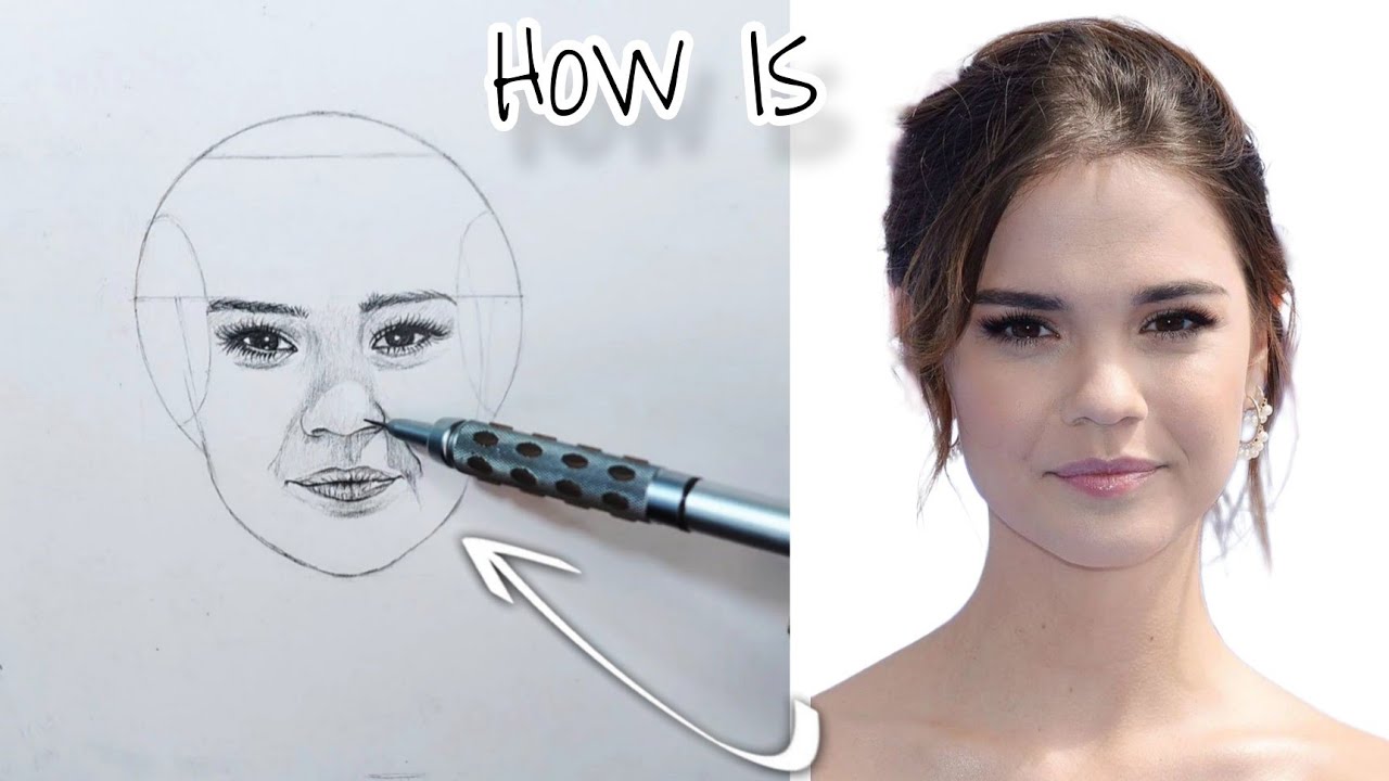 Drawing Portrait Faces with Loomis Method Explained - YouTube