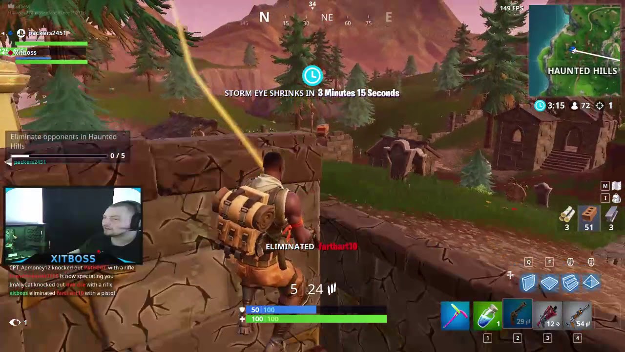 1 Shot 1 Kill - Revolver - Fortnite By Xitboss - YouTube