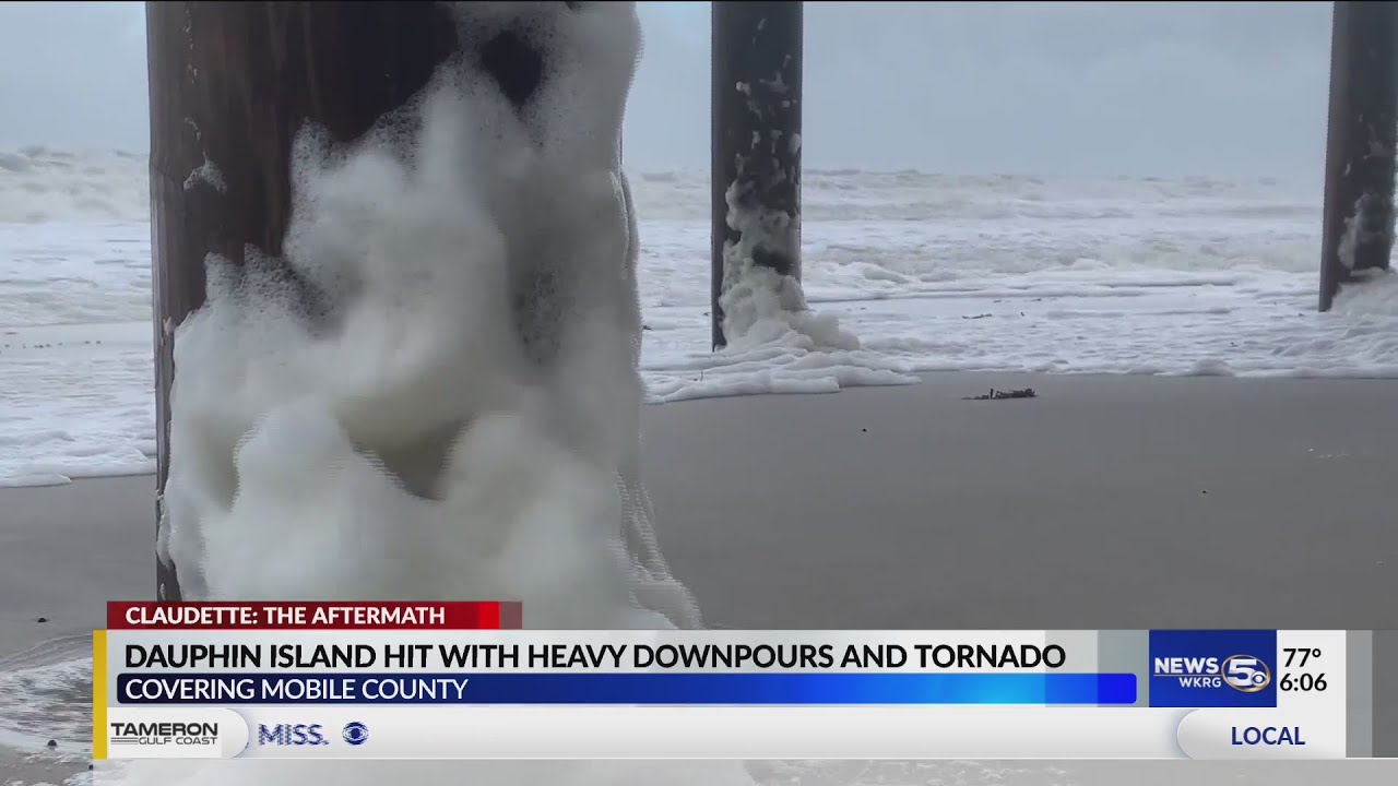 Tropical Storm Claudette bring heavy rain, coastal flooding to Dauphin ...