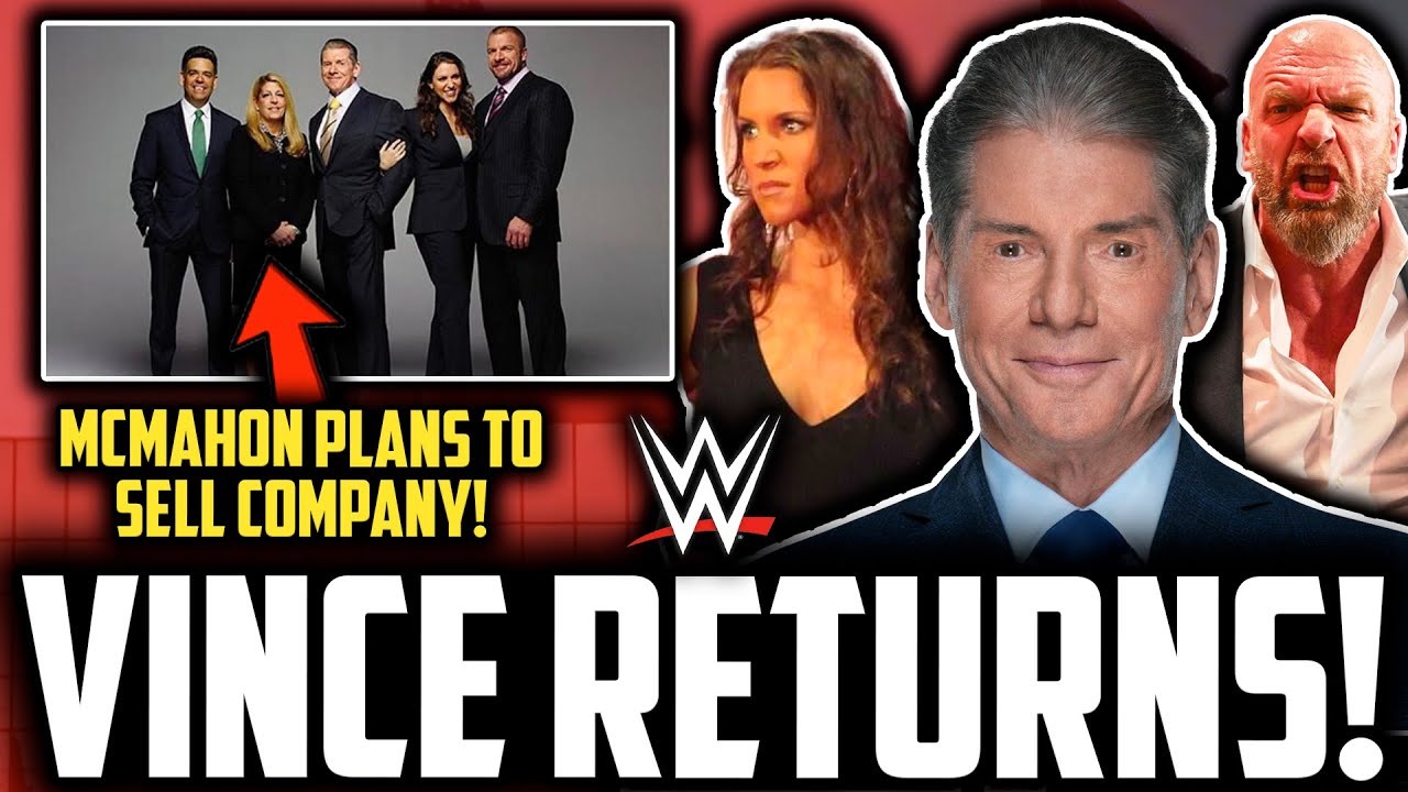 WWE Vince McMahon RETURN TAKEOVER PLANS! | Plans To SELL COMPANY ...