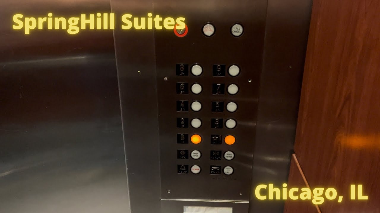 Otis Traction elevator at SpringHill Suites (Chicago O’Hare) in Chicago ...