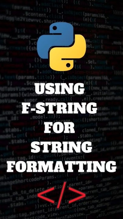 Master Python Like a Pro: Ditch % and .format() for F-Strings! 🐍 #pythontips #coding # ...