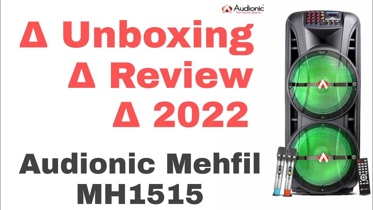 Audionic Mehfil MH1515 || Live Sound Demo || ( @Redon Webtv ) - YouTube
