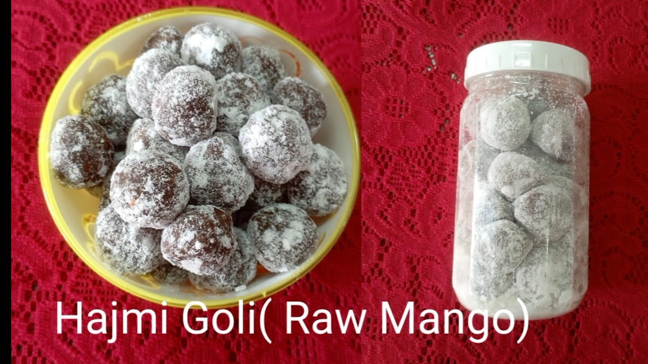 Hajmi Goli (Raw Mango) /কাঁচা আমের হজমি গোলি / Raw Mango Gotagot Recipe ...