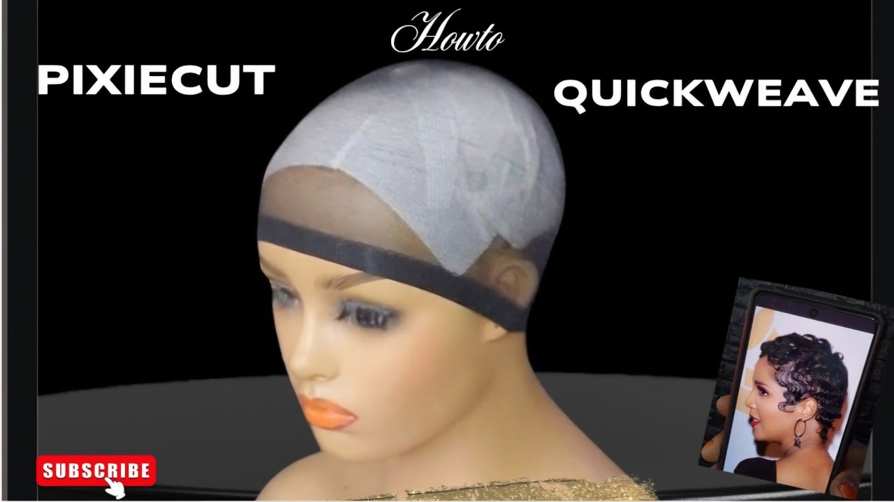 90's Hair Trend: Quickweave Tutorial | Toni Braxton Pixie inspired | pt 1 - YouTube