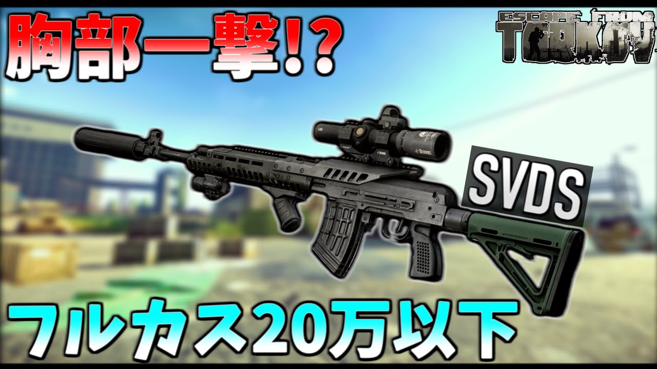 【タルコフ】4アーマー以下一撃!? 今期のSVDSはカスタム性向上し強くなりました!!【EFT】 - YouTube