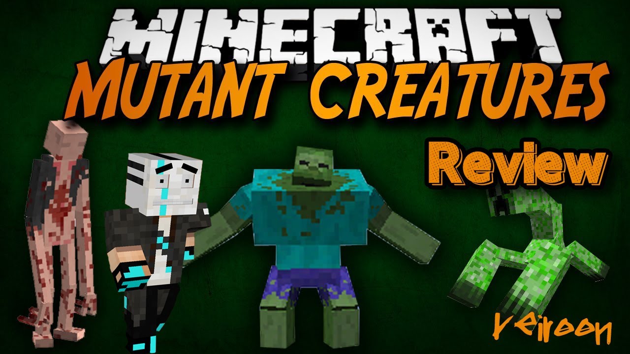 MUTANT CREATURES I MOD REVIEW I MINECRAFT - YouTube