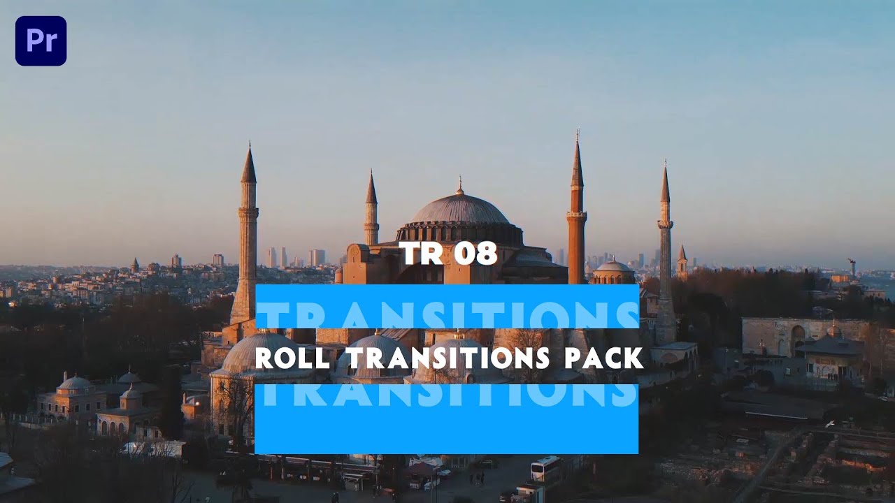 Roll Transitions Pack Premiere Pro Template - YouTube