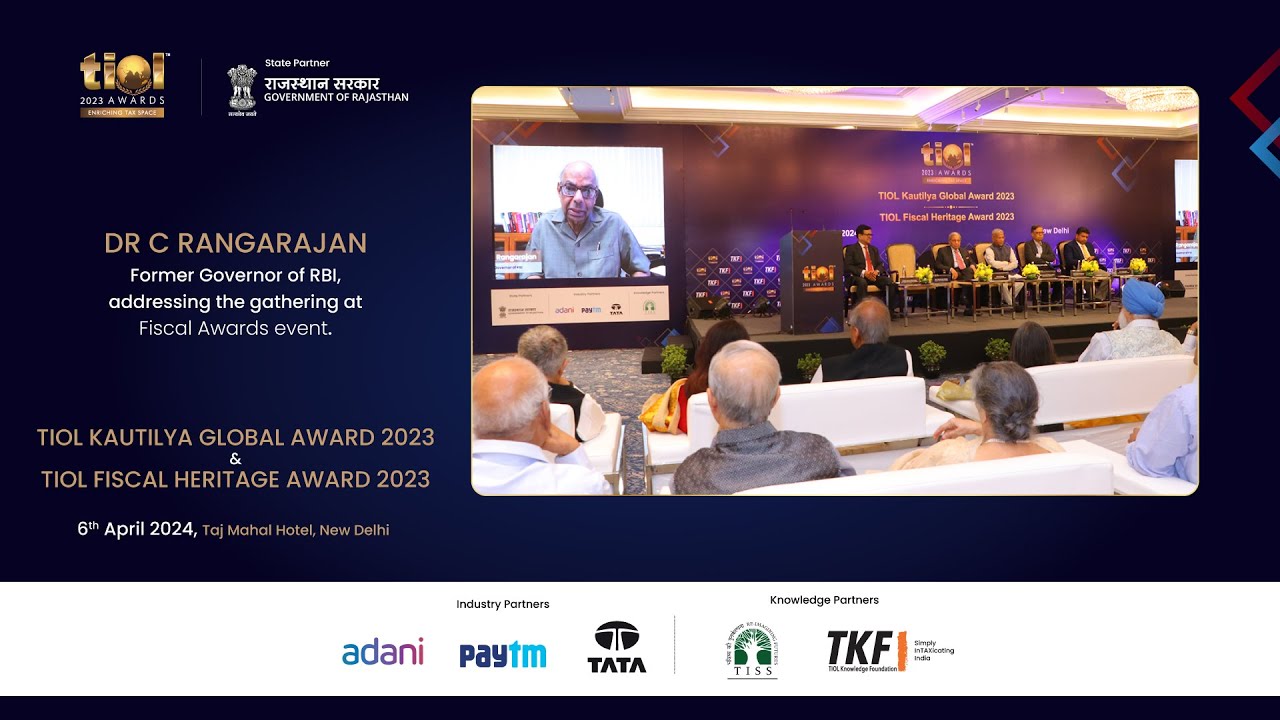 Dr. C. Rangarajan, Former Governor of RBI, addressing the gathering ...