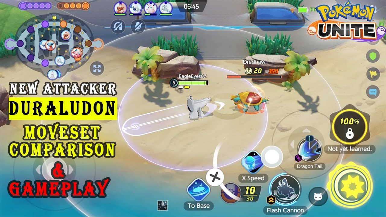 Pokemon Unite - Duraludon Abilities and Moveset Comparison | New ...