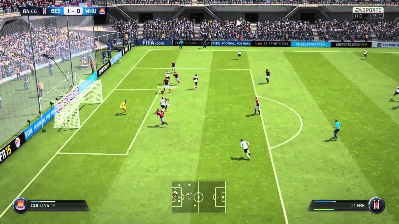 Demba Ba fluke - FIFA 15 EWB Tournament - YouTube