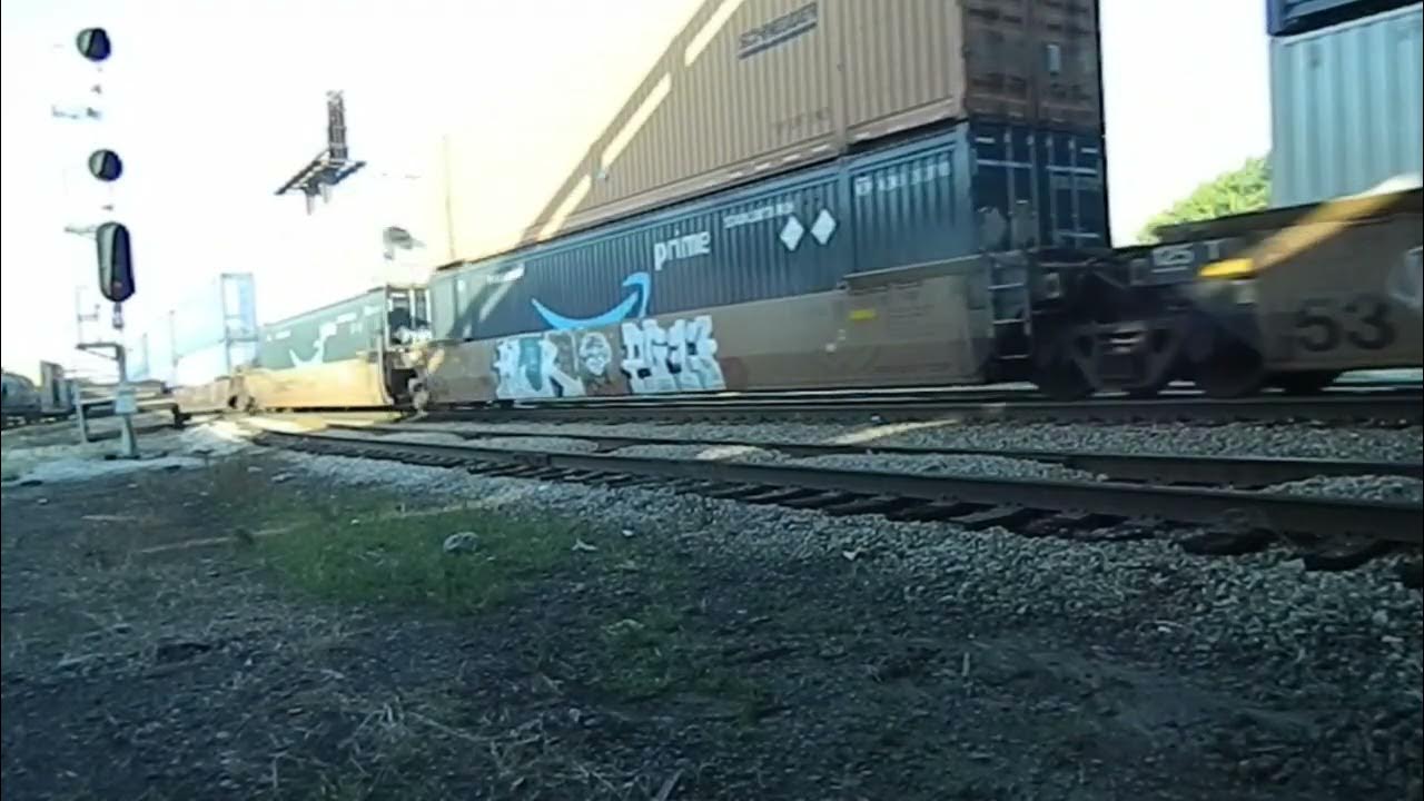 CSX 3444 Leads Intermodal - 9/23/2024 - YouTube