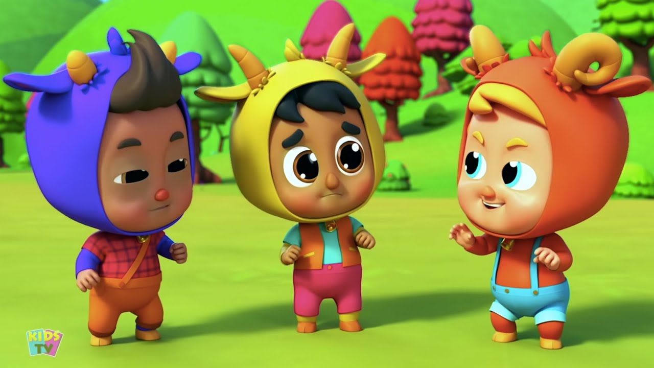 The Three Billy Goats Gruff | Storytime for Kids | English Stories for ...