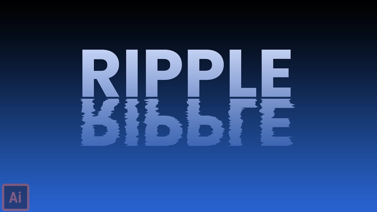 How To Create A RIPPLE Effect In Adobe Illustrator Tutorial 2020 EASY How To Create A RIPPLE Effect In Adobe Illustrator Tutorial 2020 EASY