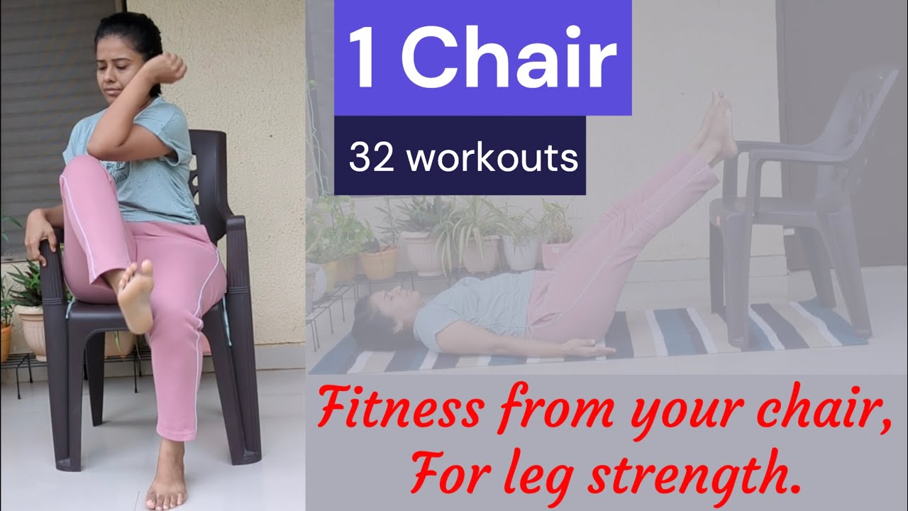 Chair workout - for beginners - YouTube