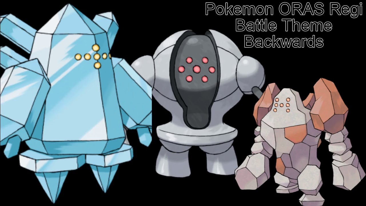 Pokemon ORAS regi theme BACKWARDS - YouTube