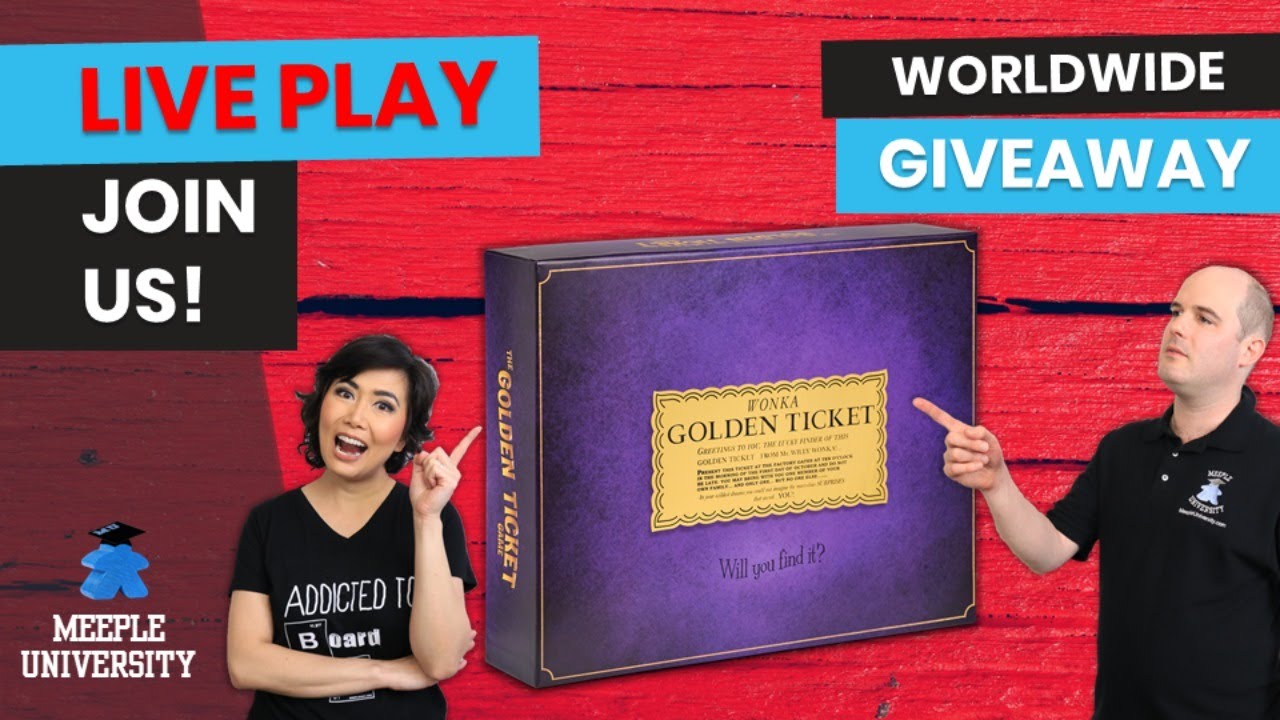 The Golden Ticket Game - LIVE Playthrough & Worldwide Giveaway - YouTube