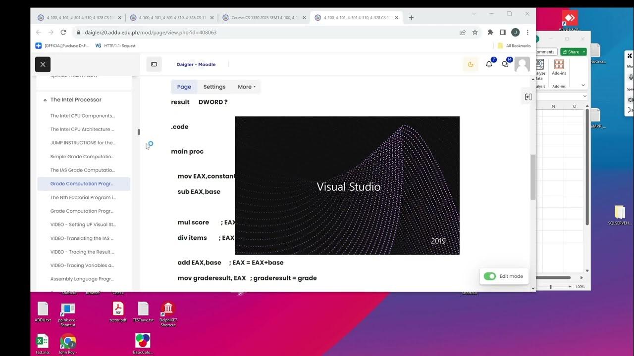 Assembly Language Programming Using Float Variables - YouTube