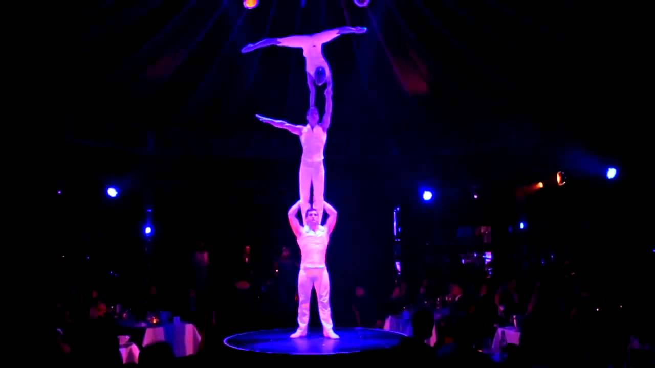 107 Acrobatic trio presented by circus agency - YouTube