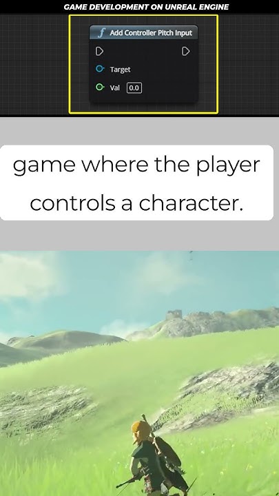 #shorts #unrealengine | Game development for beginners| Add Controller Pitch Input - YouTube