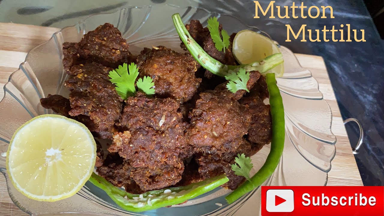 How to make mutton muttilu|| Telangana Recipe Muttilu || Muttilu recipe ...