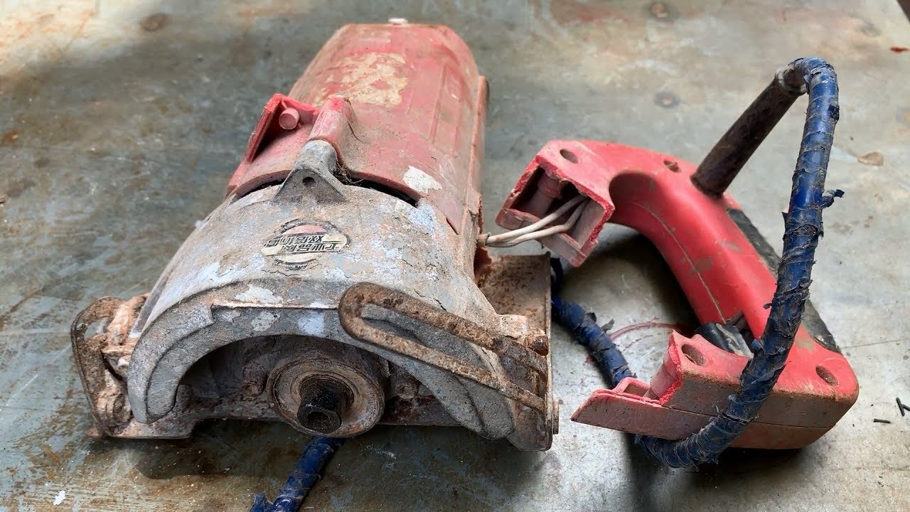 Restoration Old Rusty Iron cutter Machines | Restore Cutter Damaged ...