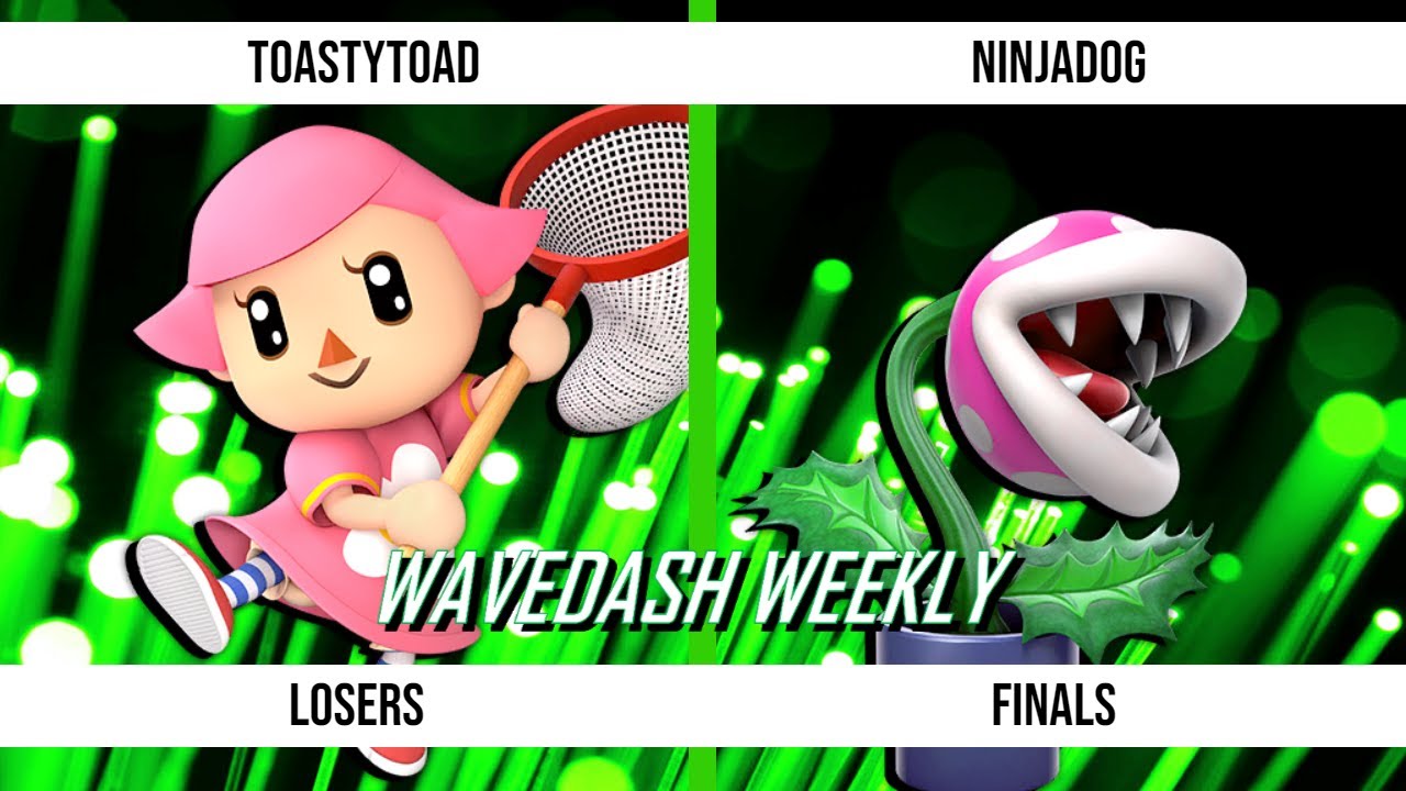 Wavedash Weekly 61 - ToastyToad (Villager) vs. NinjaDog (Piranha Plant) - Losers Finals - YouTube